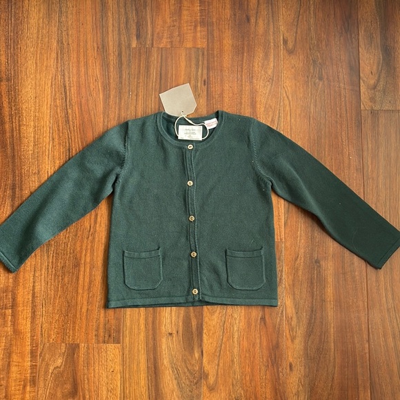 Zara | Shirts & Tops | Zara Hunter Green Button Up Sweater | Poshmark